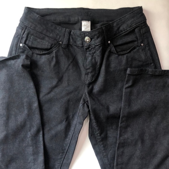 Jeans | Cache Stretch Demon Lace Print Jeans 4 | Poshmark